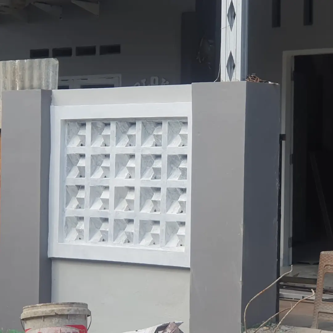 Aplikasi Roster Beton dengan Batu Alam - Sukses Makmur